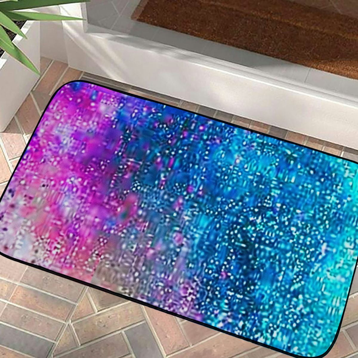 Glitter Door Mat,Suitable for Indoor and Outdoor Use,, and Soft,Making ...