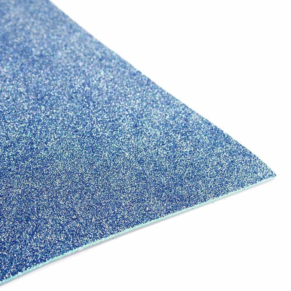 Glitter EVA Foam Sheets Arts and Crafts, 12"x18" 2MM, 10-Piece Light ...