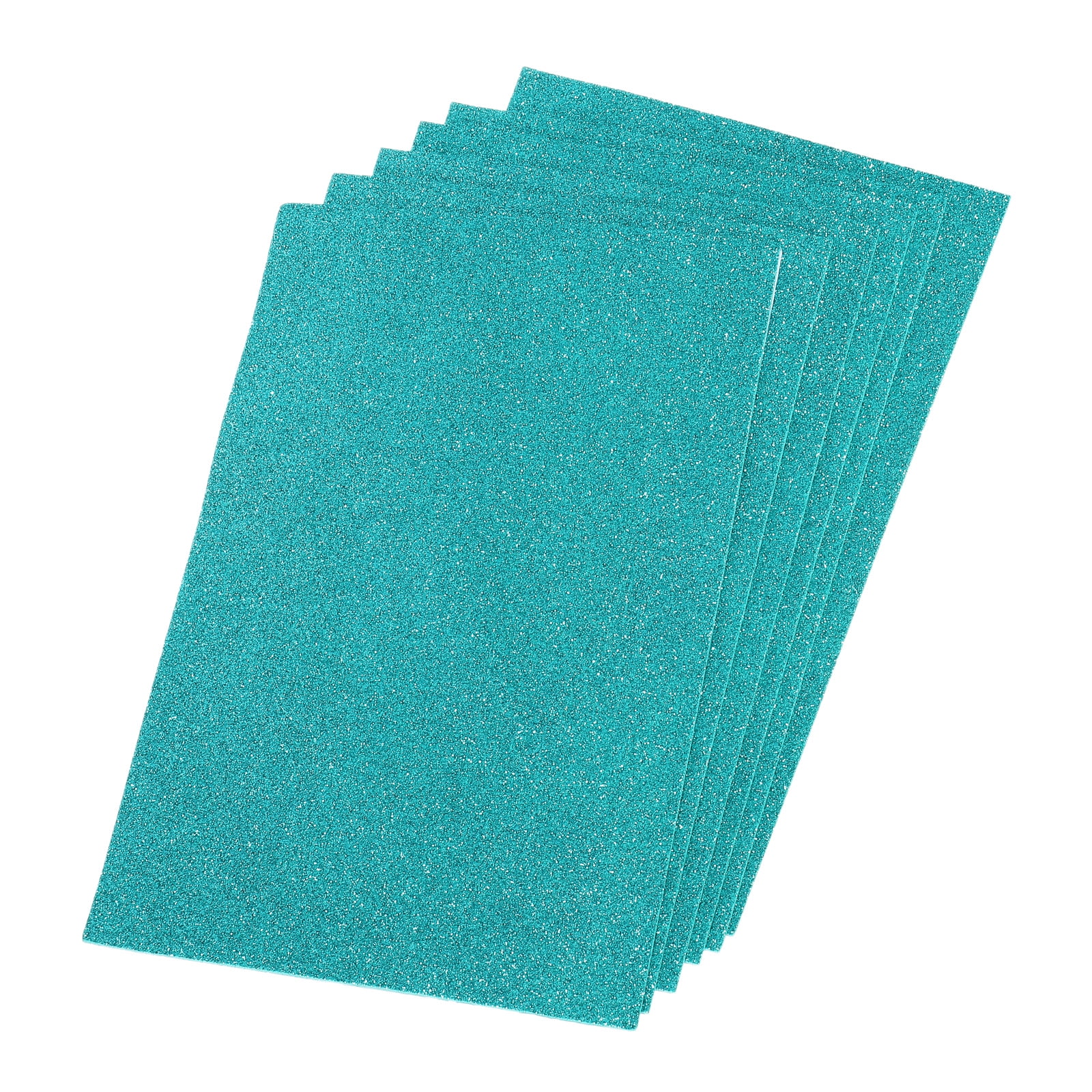 Glitter EVA Foam Sheets Soft Paper Self-Adhesive 11.8 x 7.8 Inch Light ...