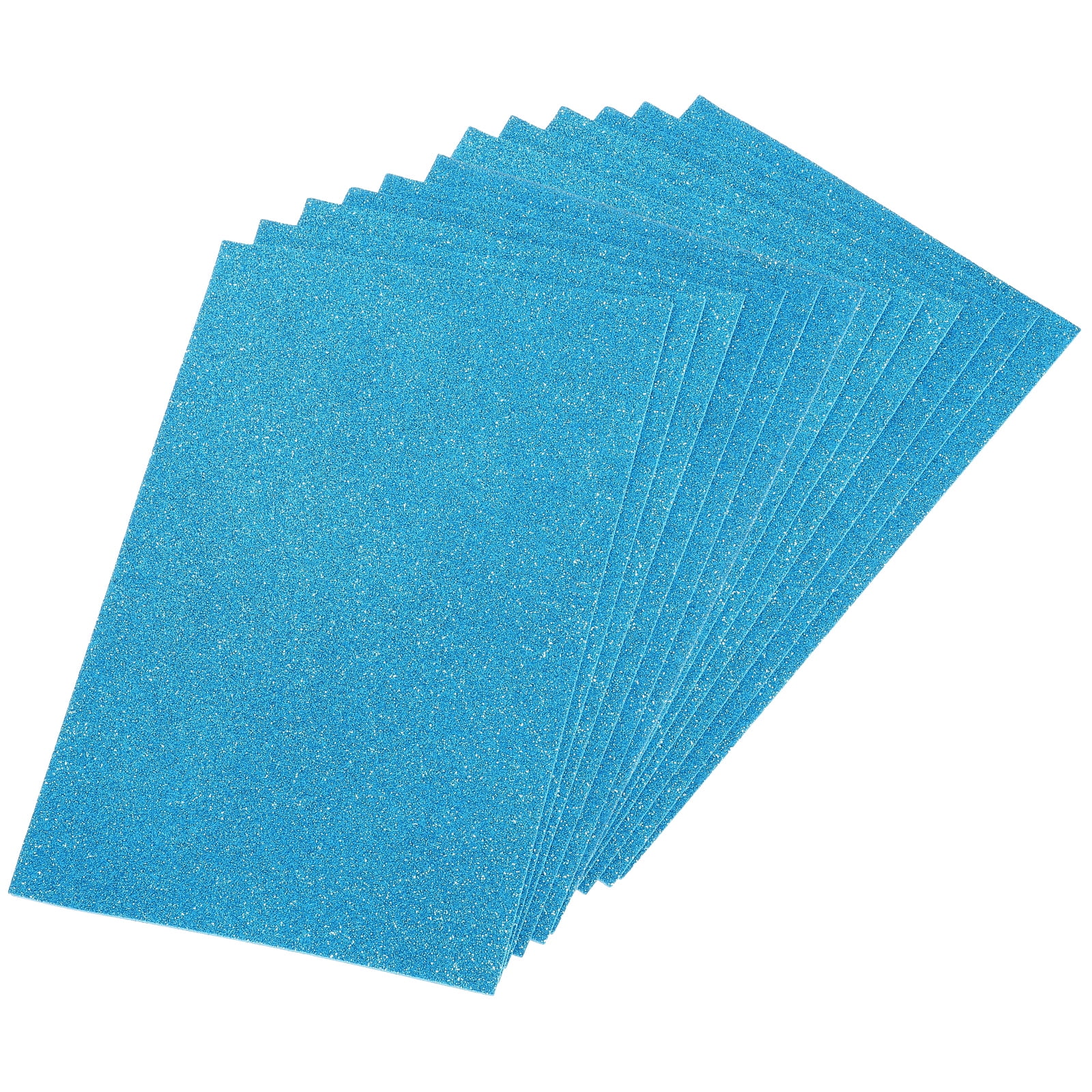Glitter EVA Foam Sheets Soft Paper Self-Adhesive 11.8x7.8 Inch Light ...