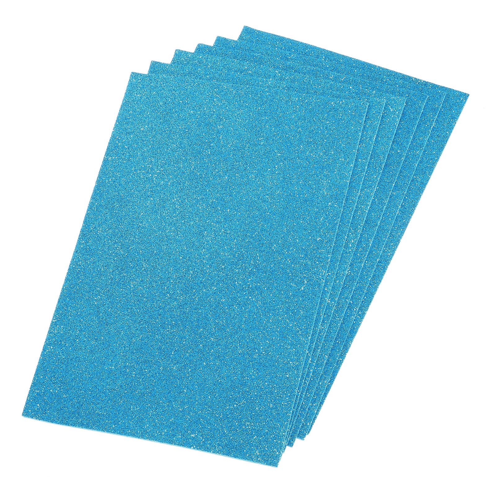 Glitter EVA Foam Sheets Soft Paper Self-Adhesive 11.8x7.8 Inch Light ...