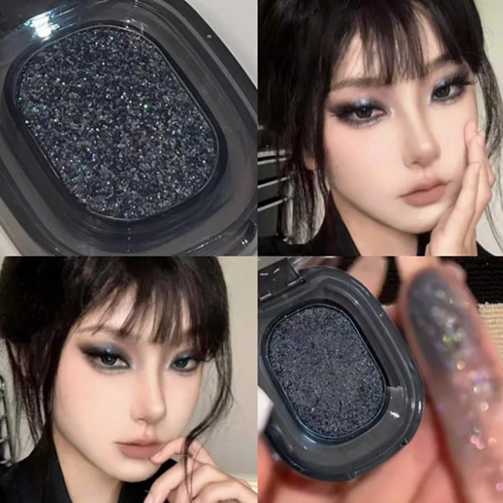 Glitter Eyeshadow Palette Highlighter Shimmer Eye Shadow Powder Kit ...