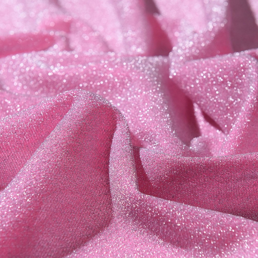 Glitter Fabric Starry Shiny Polyester Material For Diy Crafts Sewing ...