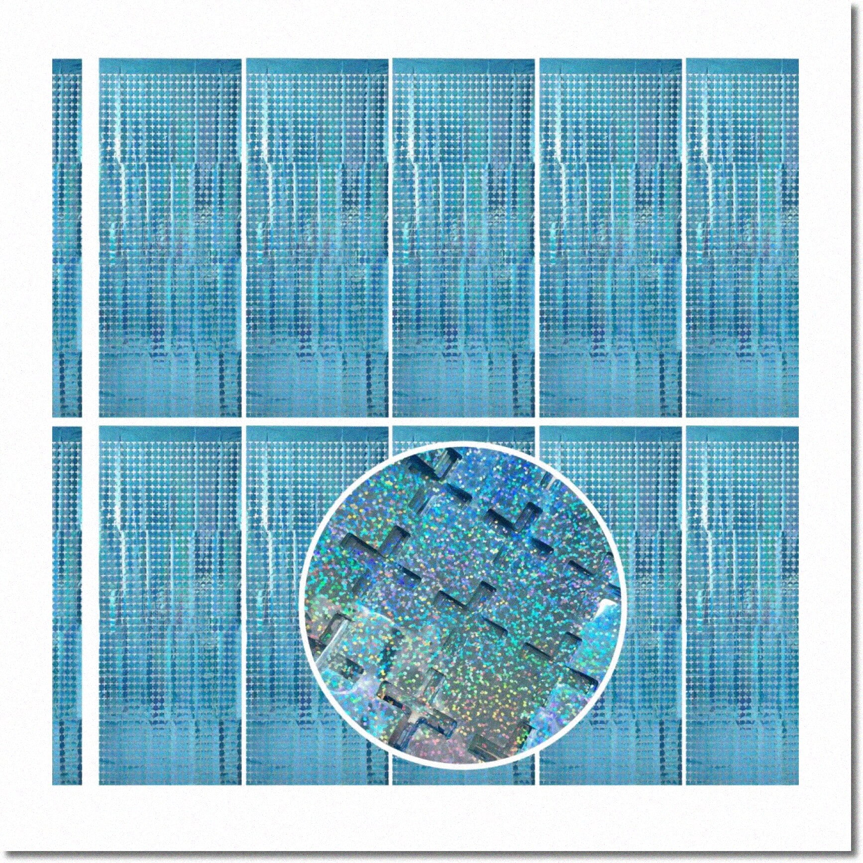 Glitter Frosty Fiesta: 10pcs Frozen Birthday Party Decorations - Blue ...