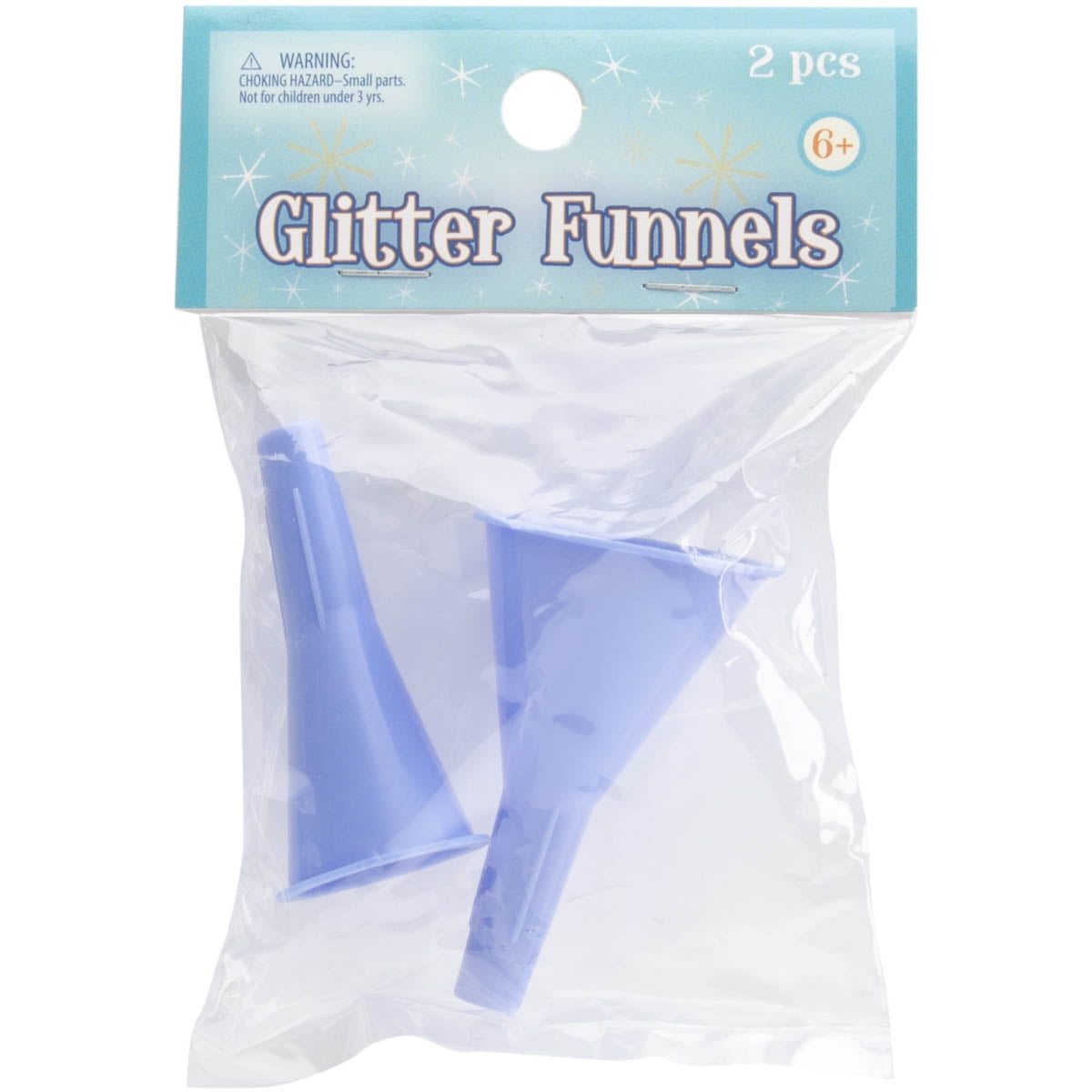 Glitter Funnels 2/Pkg-Blue - Walmart.com