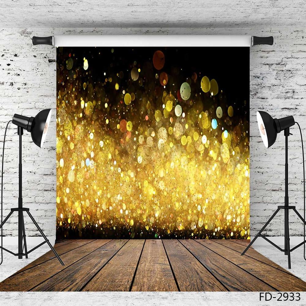 Glitter Golden Sparkle Dots Shiny Bokeh Wooden Board Photography ...