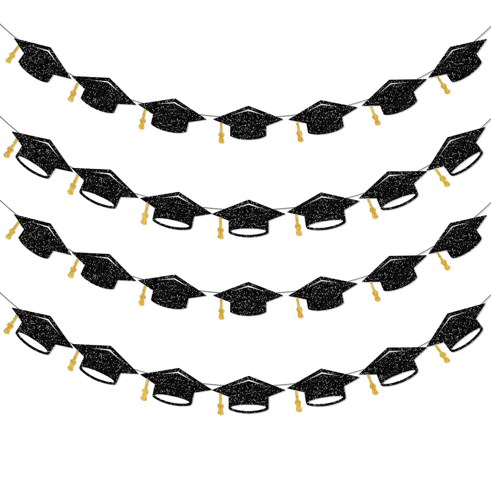 Glitter Graduation Decorations Class SSF20 of 2025 Graduation Banner ...