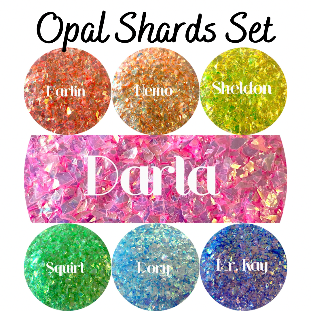 Glitter Heart Co. - High Quality Polyester Glitter - Opal Shards Set ...