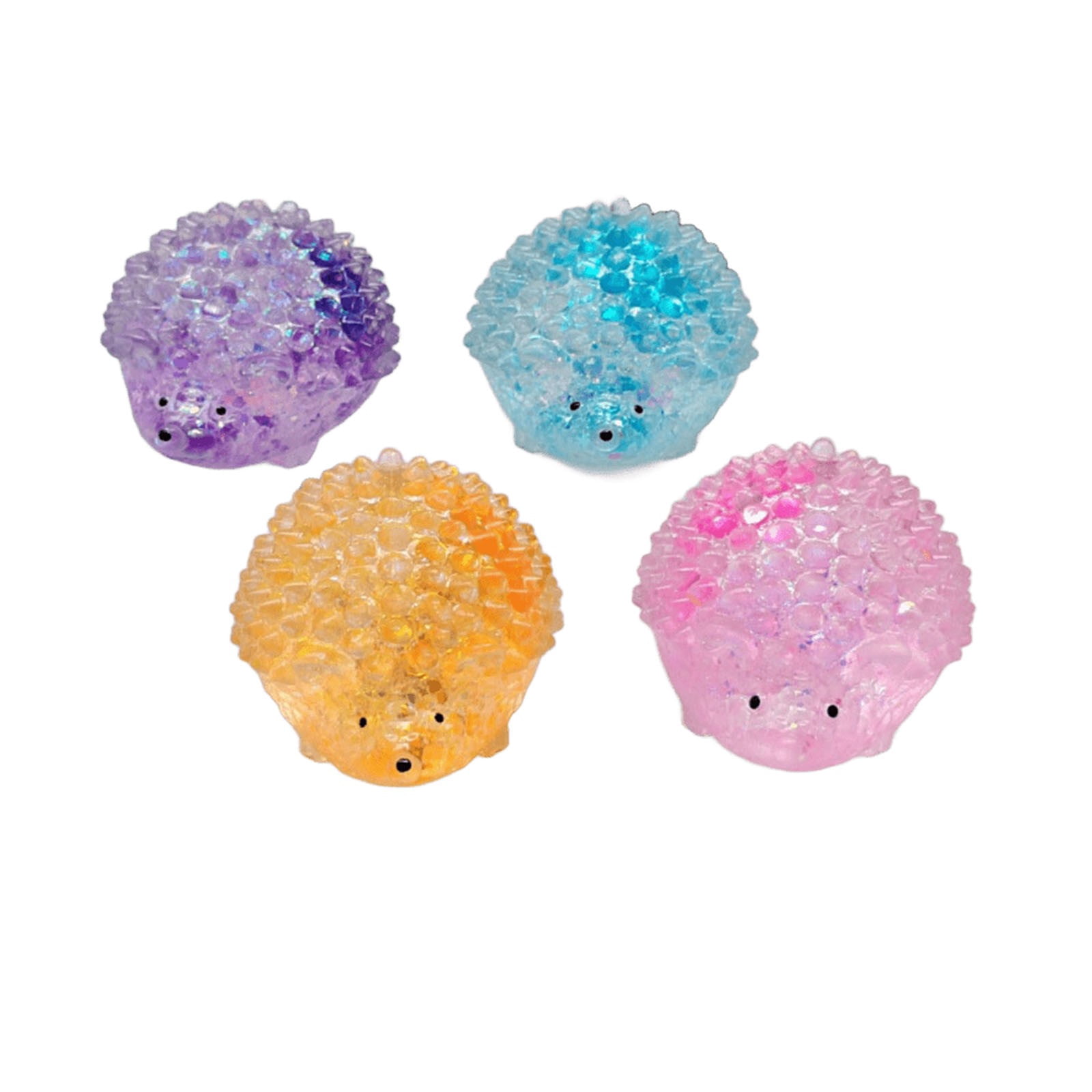 Glitter Hedgehog Squishy Toy Clear Hedgehogs Squeeze Toys for Home ...
