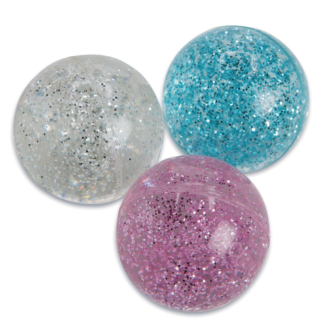Glitter High Bounce Balls (Pack of 12) - Walmart.com