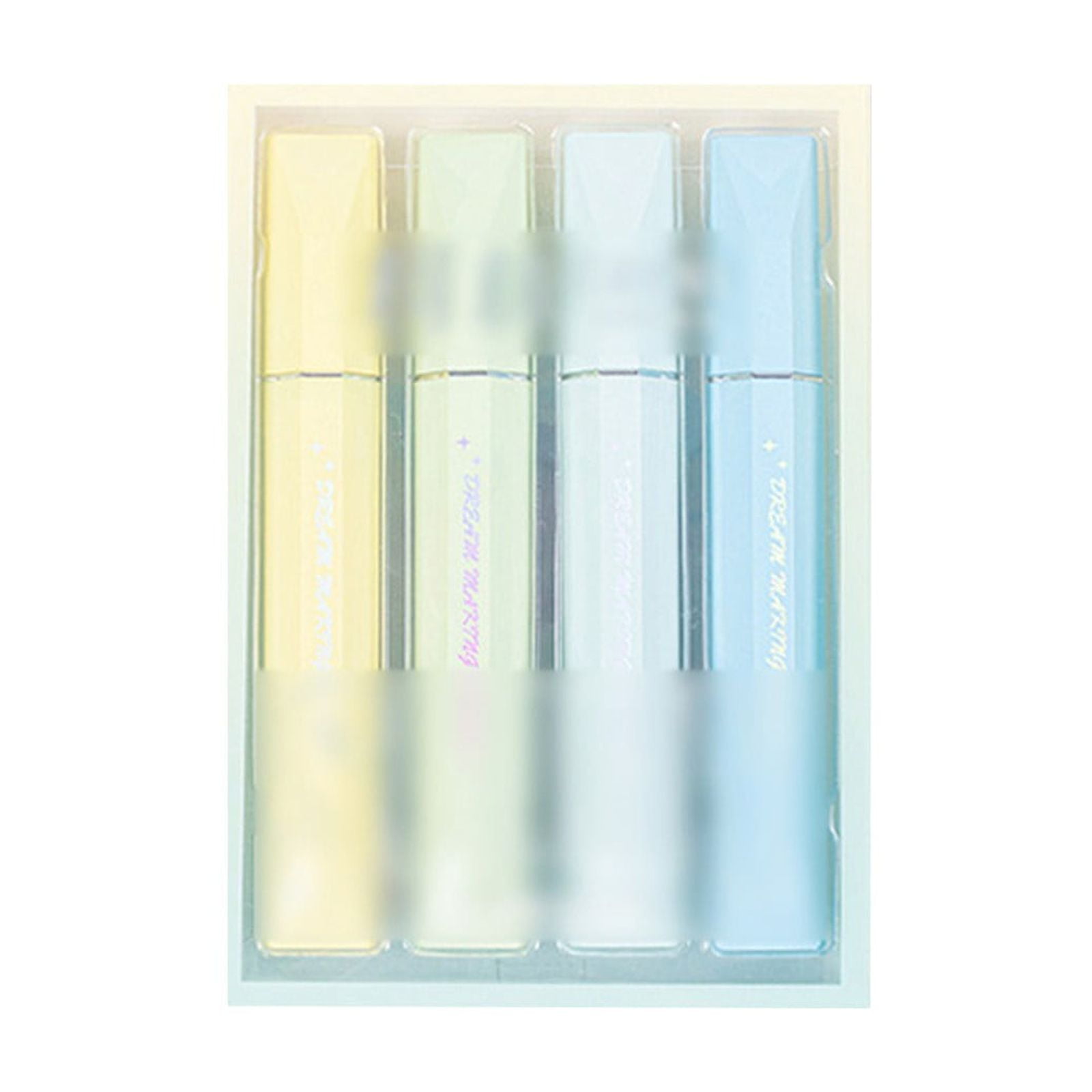 Glitter Highlighter Green, Bright Pastel Highlighters Set of 4 ...