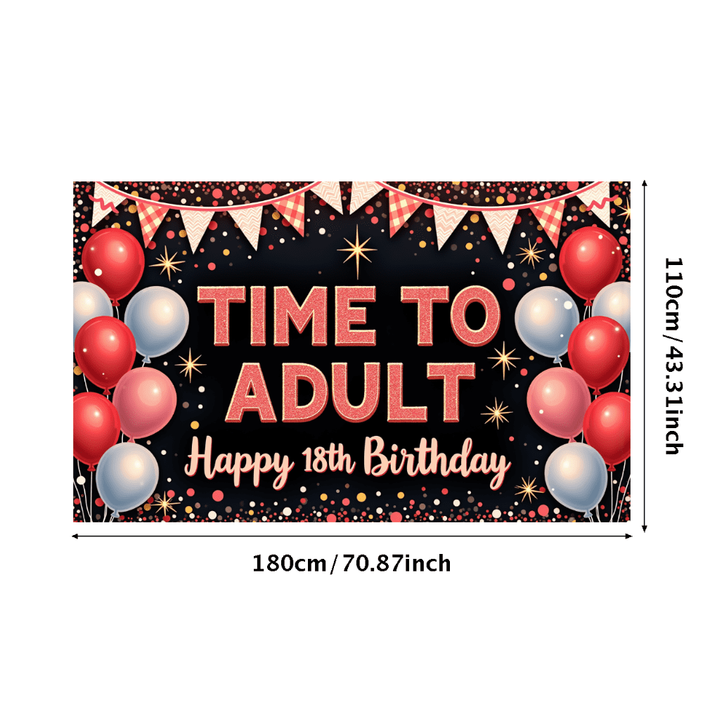 Glitter Lettering Happy Birthday Banner Balloon Design Celebration ...
