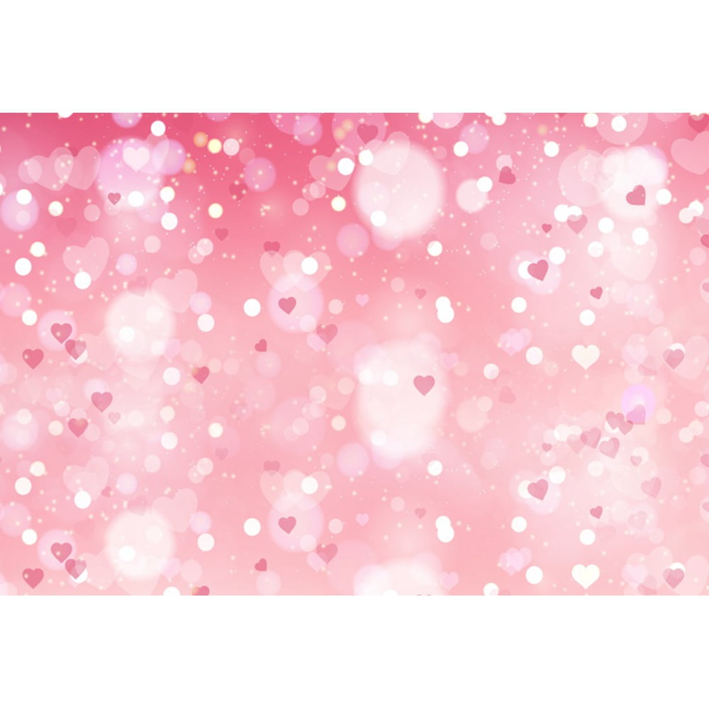 Glitter Light Bokeh Backdrop Romantic Cherry Blossoms Shiny Polka Dot ...