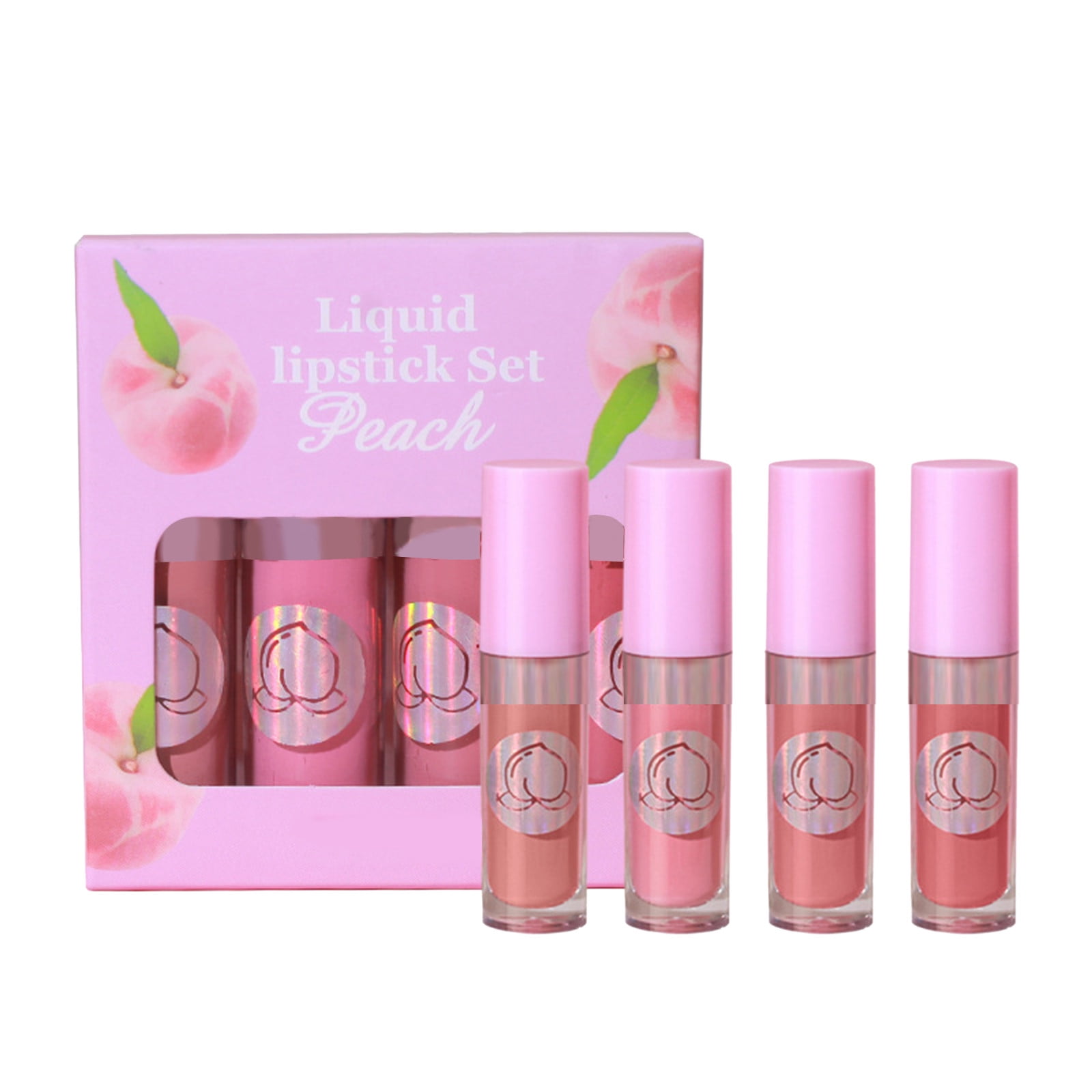 Glitter Lipstick 28 Lip Gloss Lift Gloss Lipstick Kids 4 Pack Fruit Lip ...