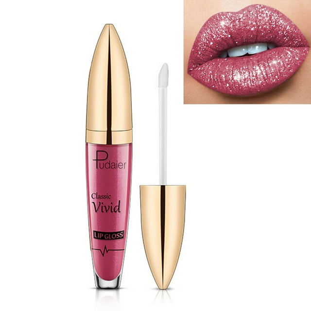 Glitter Lipstick Diamond Shimmer Metallic Lip Stick Waterproofmatte To