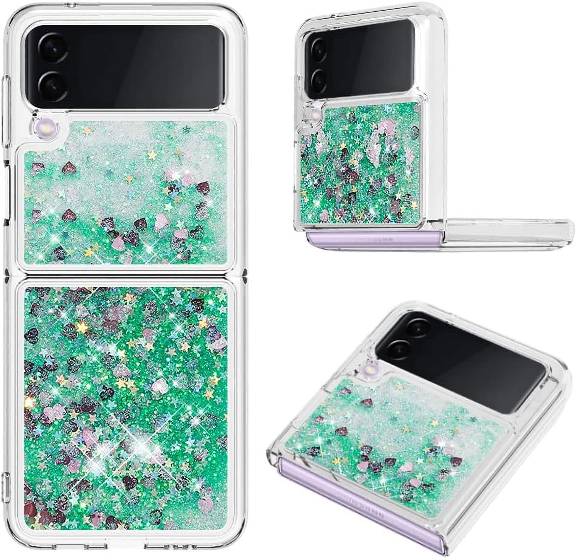 Glitter Liquid Case for Samsung Galaxy Z Flip 4 5G for Girls Women ...