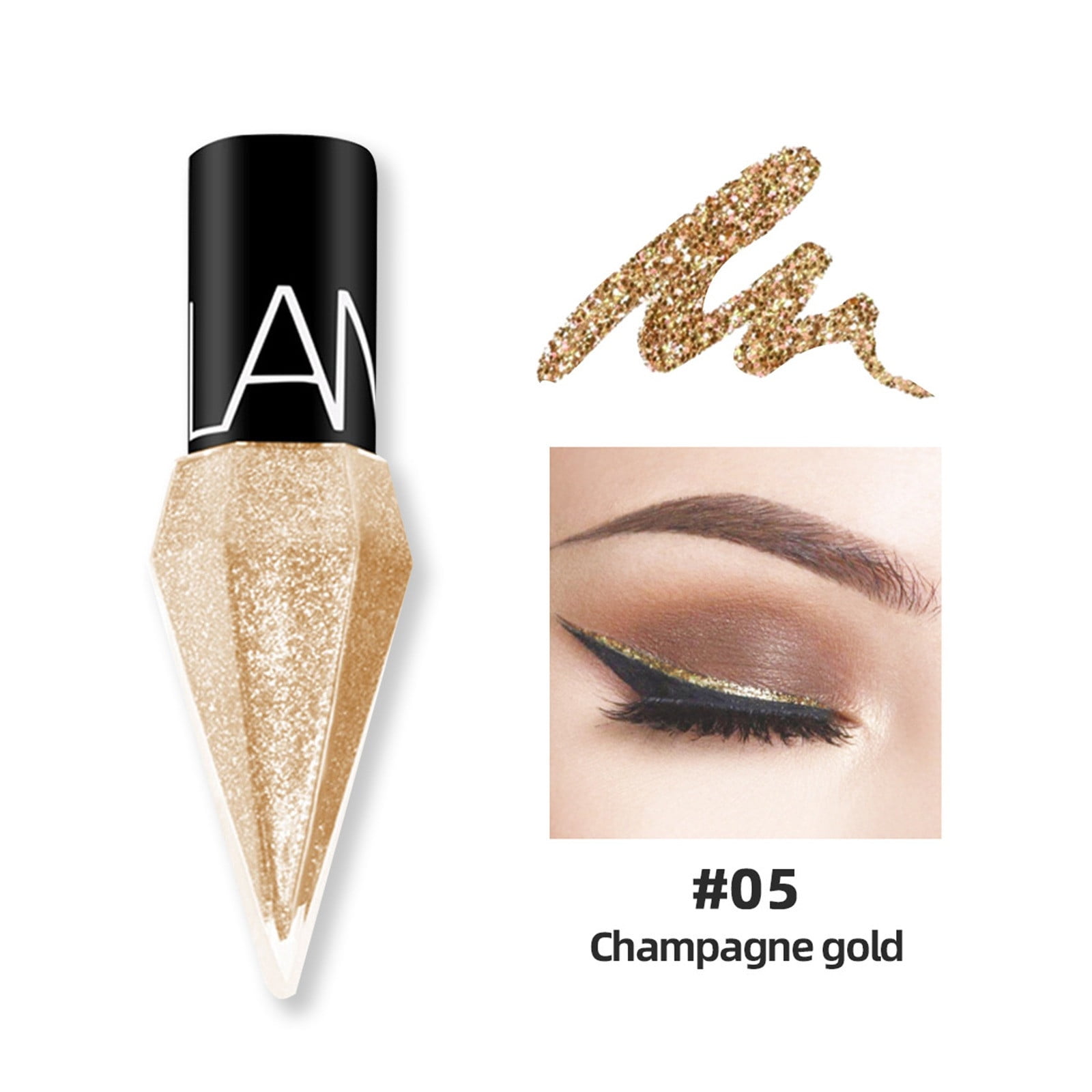Glitter Liquid Eyeliner Shiny Colorful Eye Liner 2.5ml GLITTERING ...