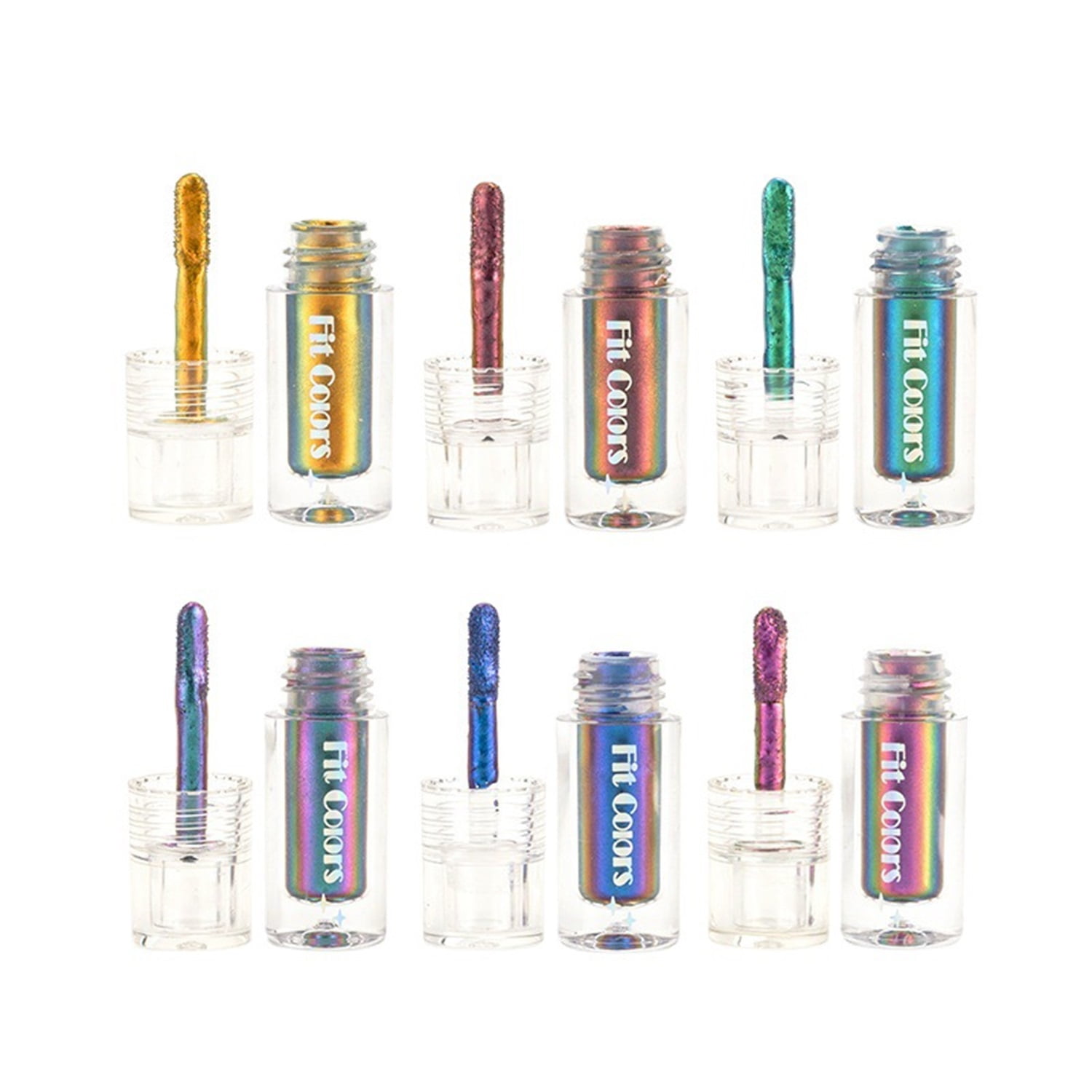 Glitter Liquid Eyeshadow, Chameleon Metallic Eyeshadow, Multichrome ...