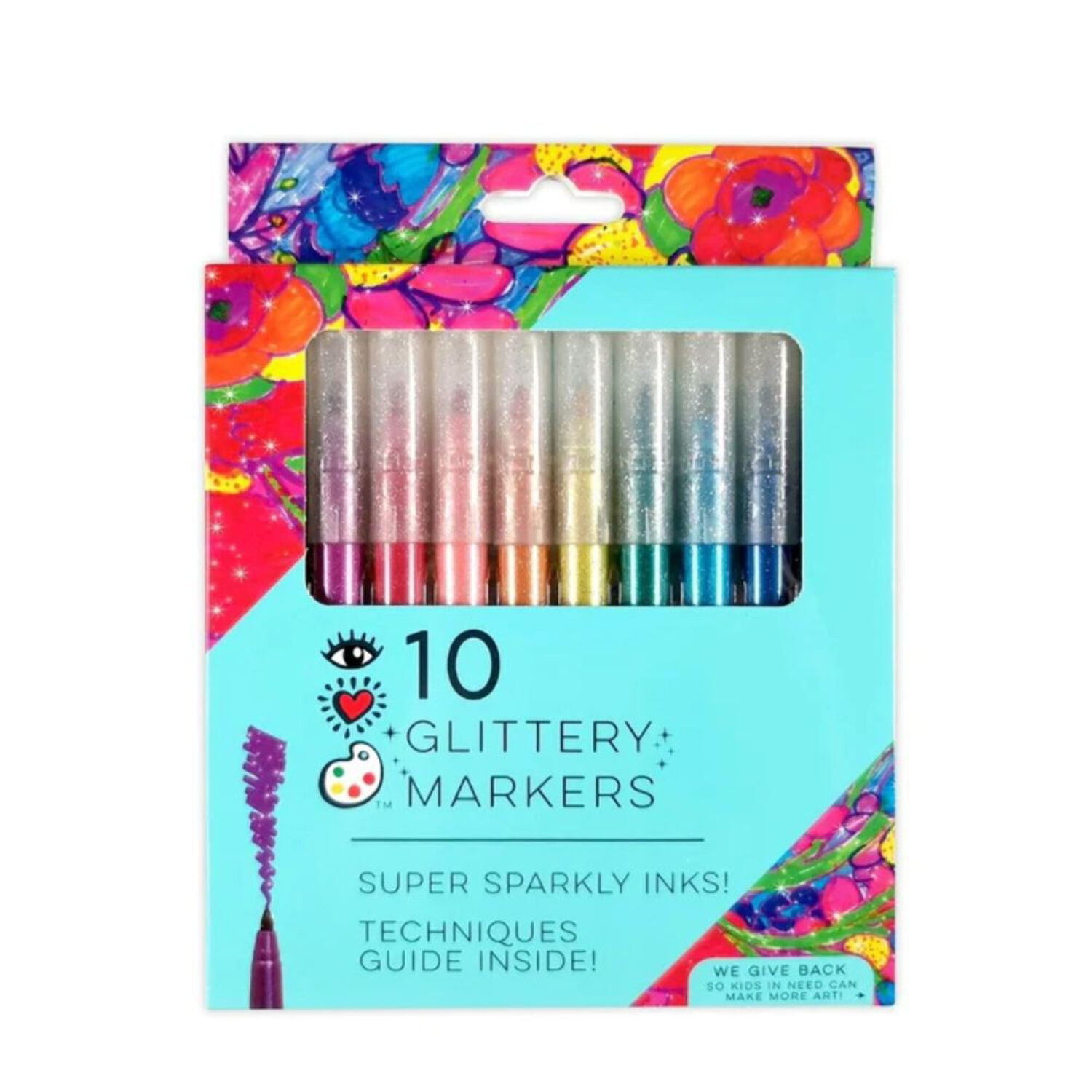 Glitter Markers 10 Pack - Walmart.com