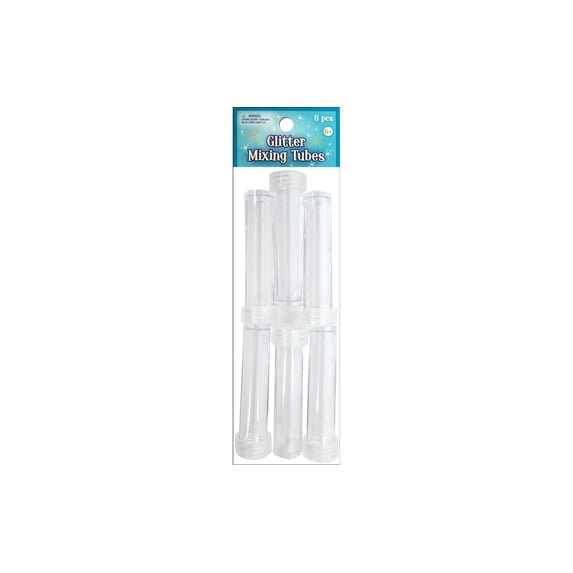 Glitter Mixing Tubes 2.75" 6/Pkg- - Walmart.com