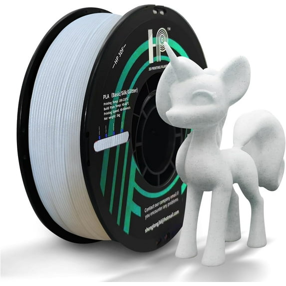 Glitter PLA Filament, Twinkling 3D Printer Filament, PLA Filament 1 ...