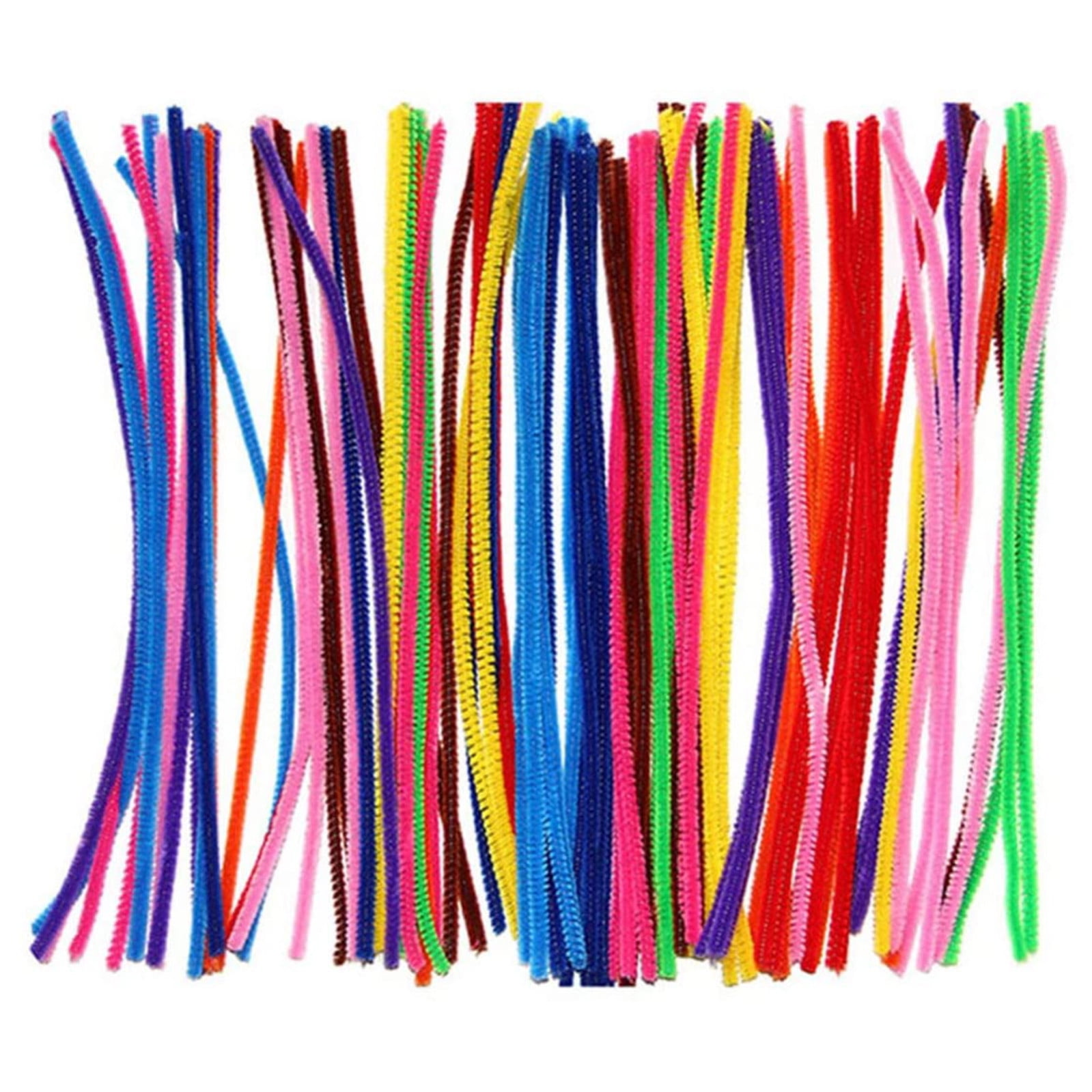 Glitter Pipe Cleaners - 100PCS, 12 Inch, Bendable Soft Wire, for Kids ...
