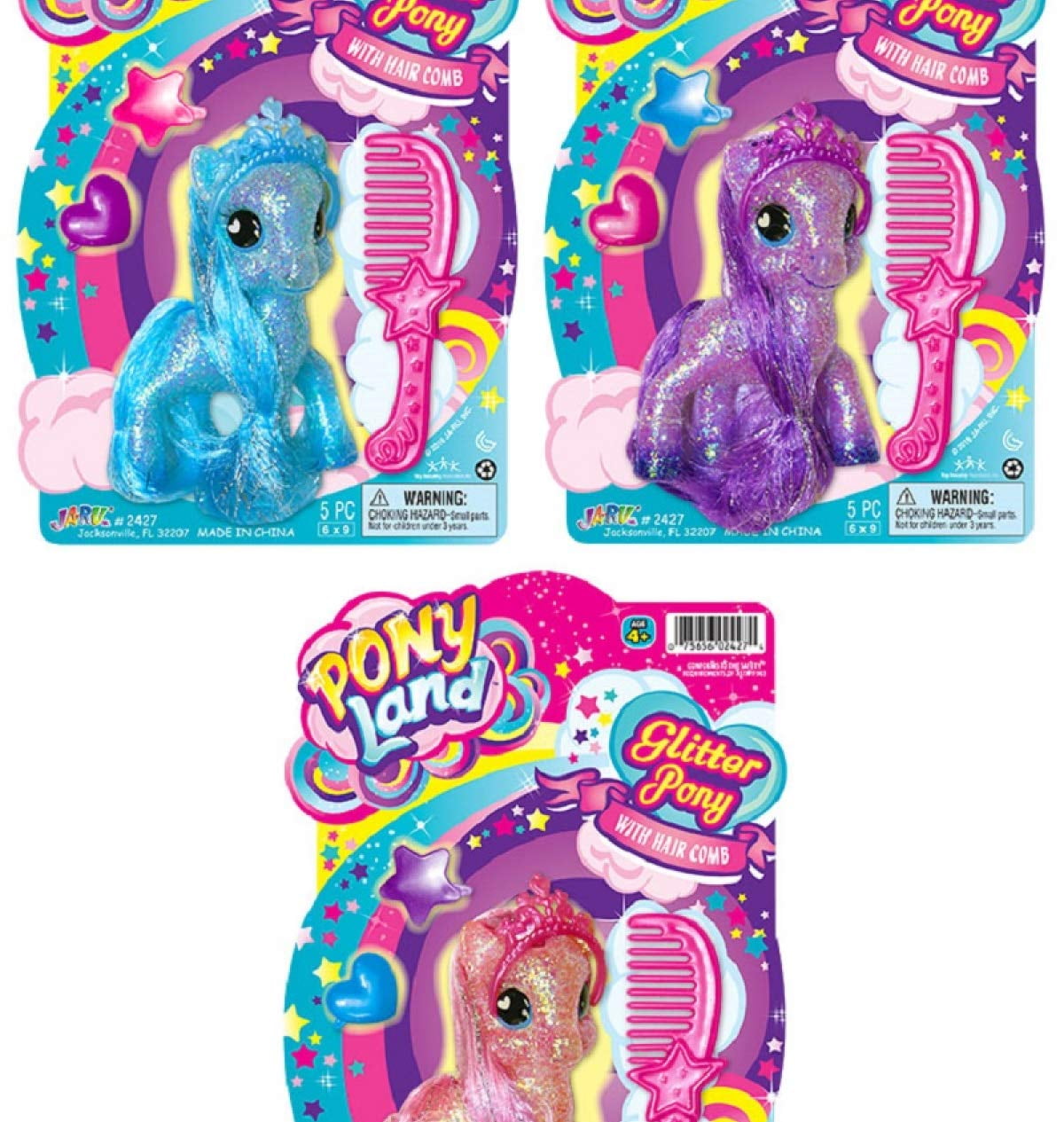 Glitter Pony (Pack of 12) - Walmart.com