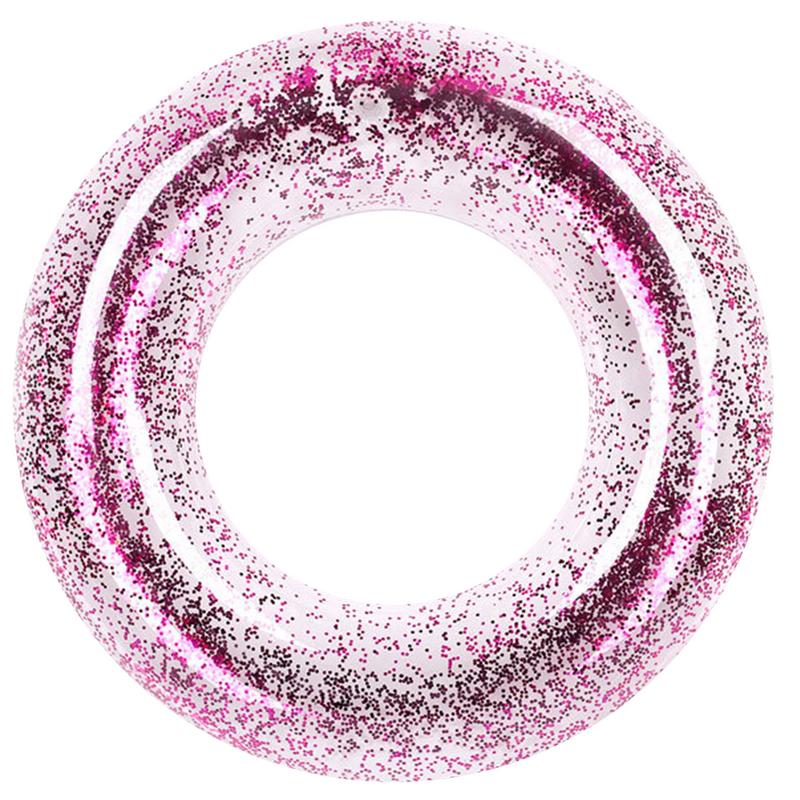 Glitter Pool Float Inflatable Tube Glitter Water Floats For Adults Pool ...