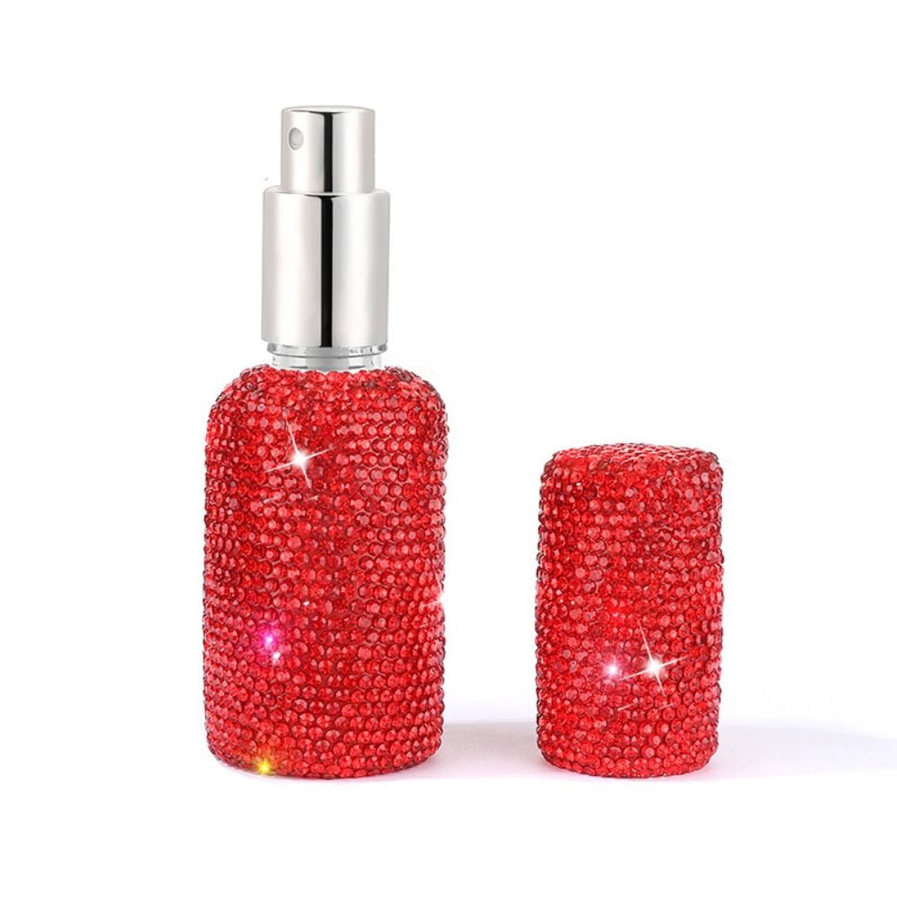 Glitter Portable Rhinestone Perfume Bottle Empty Refillable Spray ...