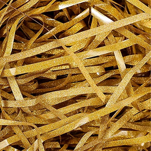 Glitter Raffia Grass Paper Shiny Plastic 50 Grams Shredded Baskets Gift ...