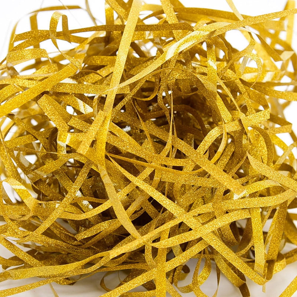 Glitter Raffia Paper Shreds & Strands Shredded Confetti for DIY Gift ...