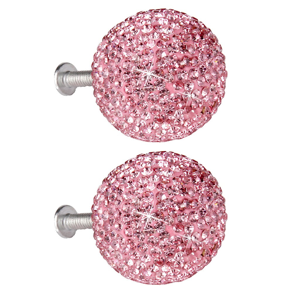 Glitter Rhinestone Ball Shape Door Handles Wardrobe Wardrobe Drawer ...