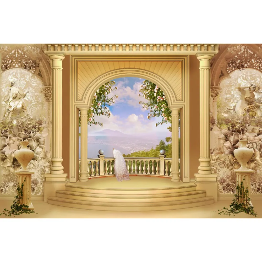 Natural Scery Landscape Photography Backdrop Gard Park Resort City ...