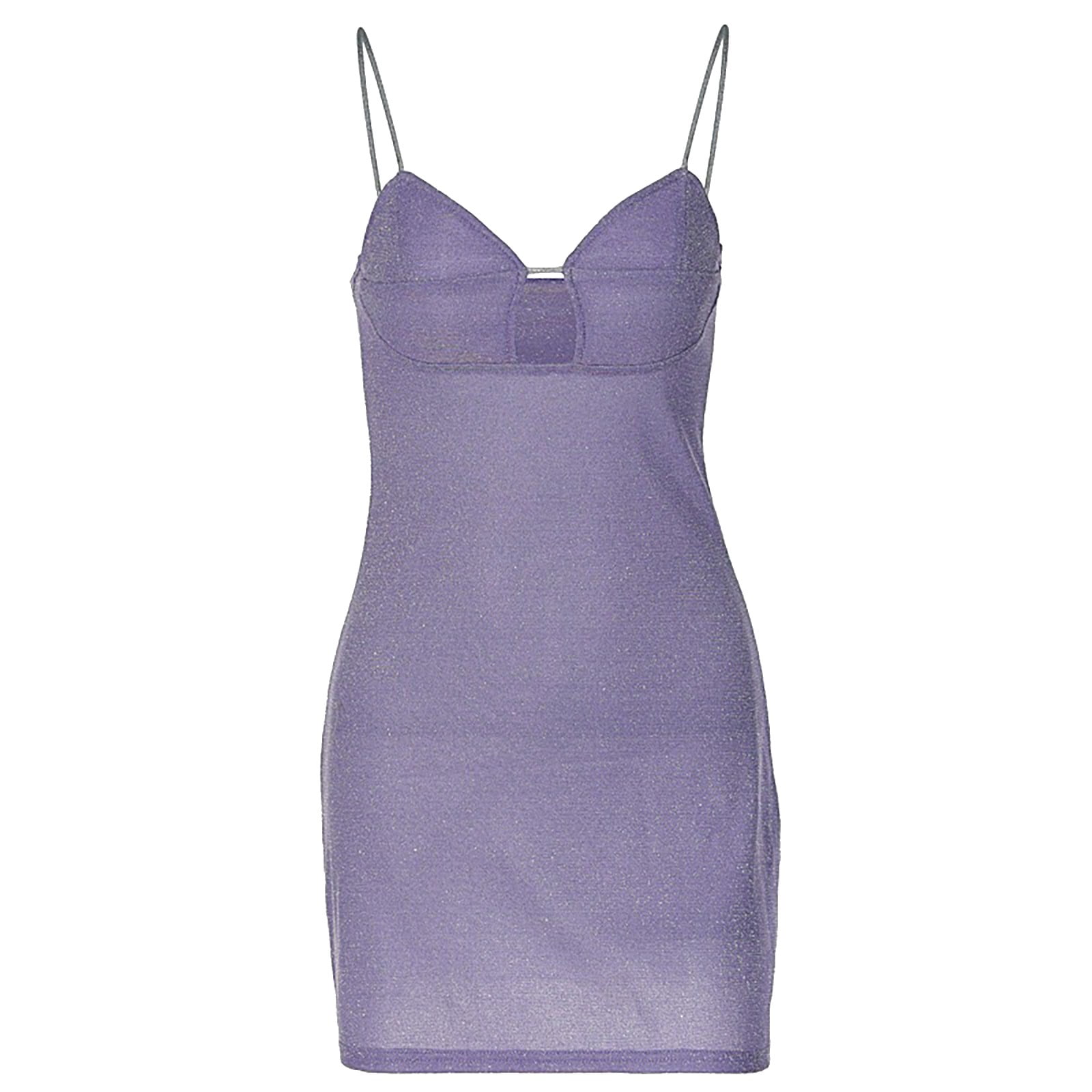 Glitter Sequin Party Dress Sexy Backless Mini Clubwear Night Out Strap ...