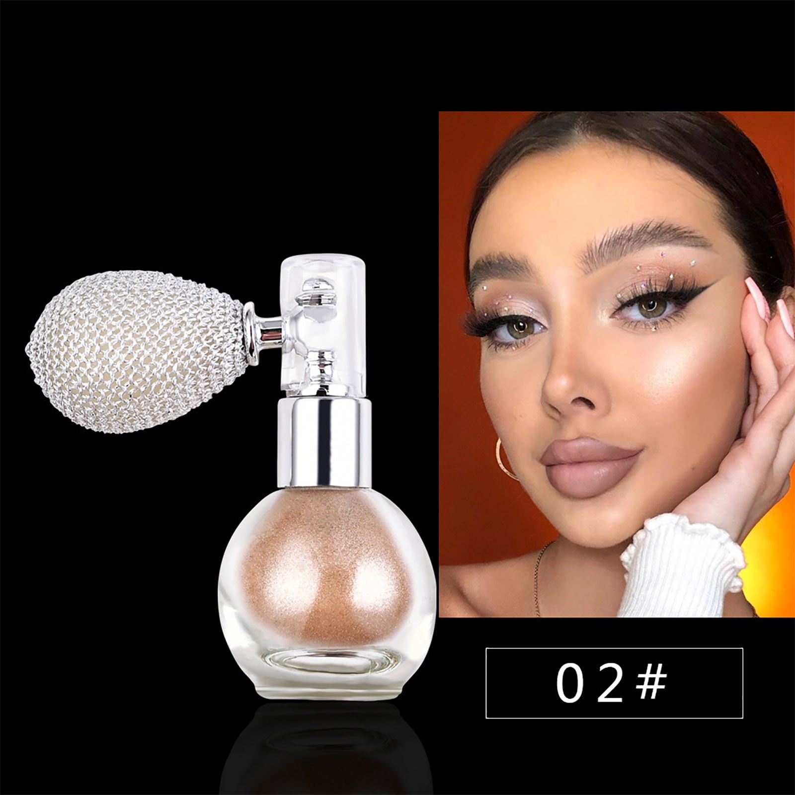 Glitter Spray Body Bronzer Highlight Powder Spray Body Bronzer Spray ...