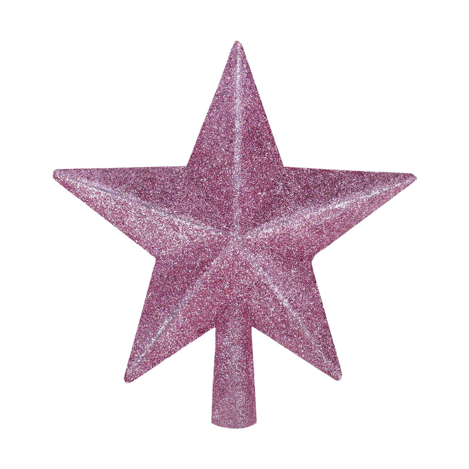 Glitter Star Tree Topper 8 Inch Christmas Decoration - Walmart.com
