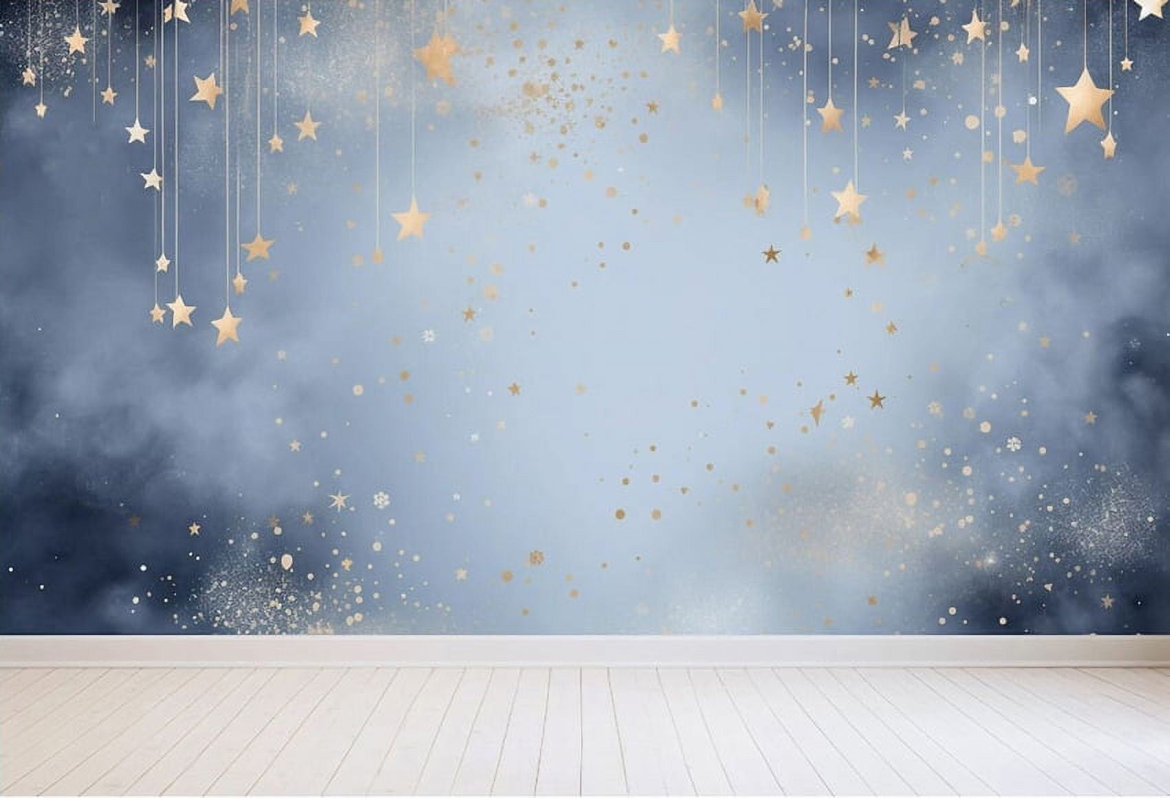Glitter Stars Moon Curtain Child Birthday Party Cake Smach Portrait r Backdrop Photo Studio ...
