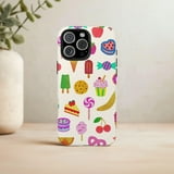 Glitter Treats Phone Case Candy Dessert Art iPhone 17 16 15 14 13 12 11 ...