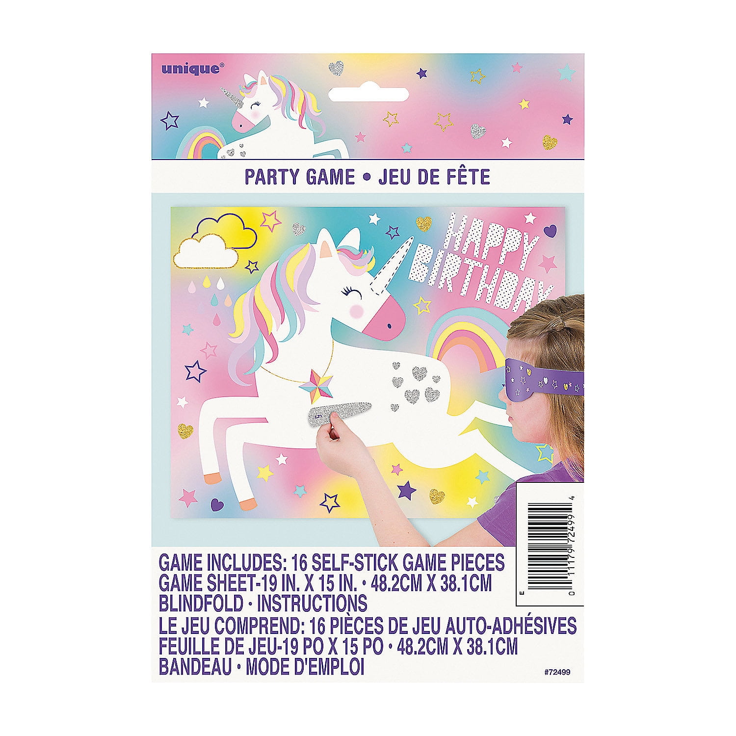 Glitter Unicorn Birthday Party Game - Walmart.com