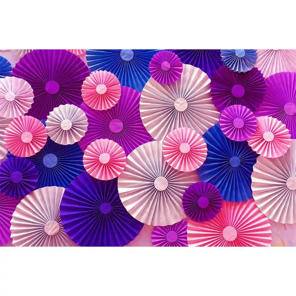 Paper Flowers Wall Backdrop Photography Mother's Day Birthday Party ...