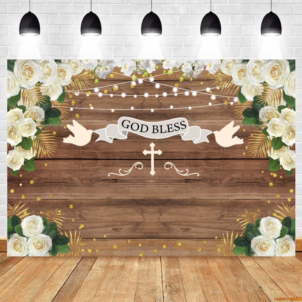 Glitter Wood Photography Backdrop Happy Birthaday Party Wedding Baby ...