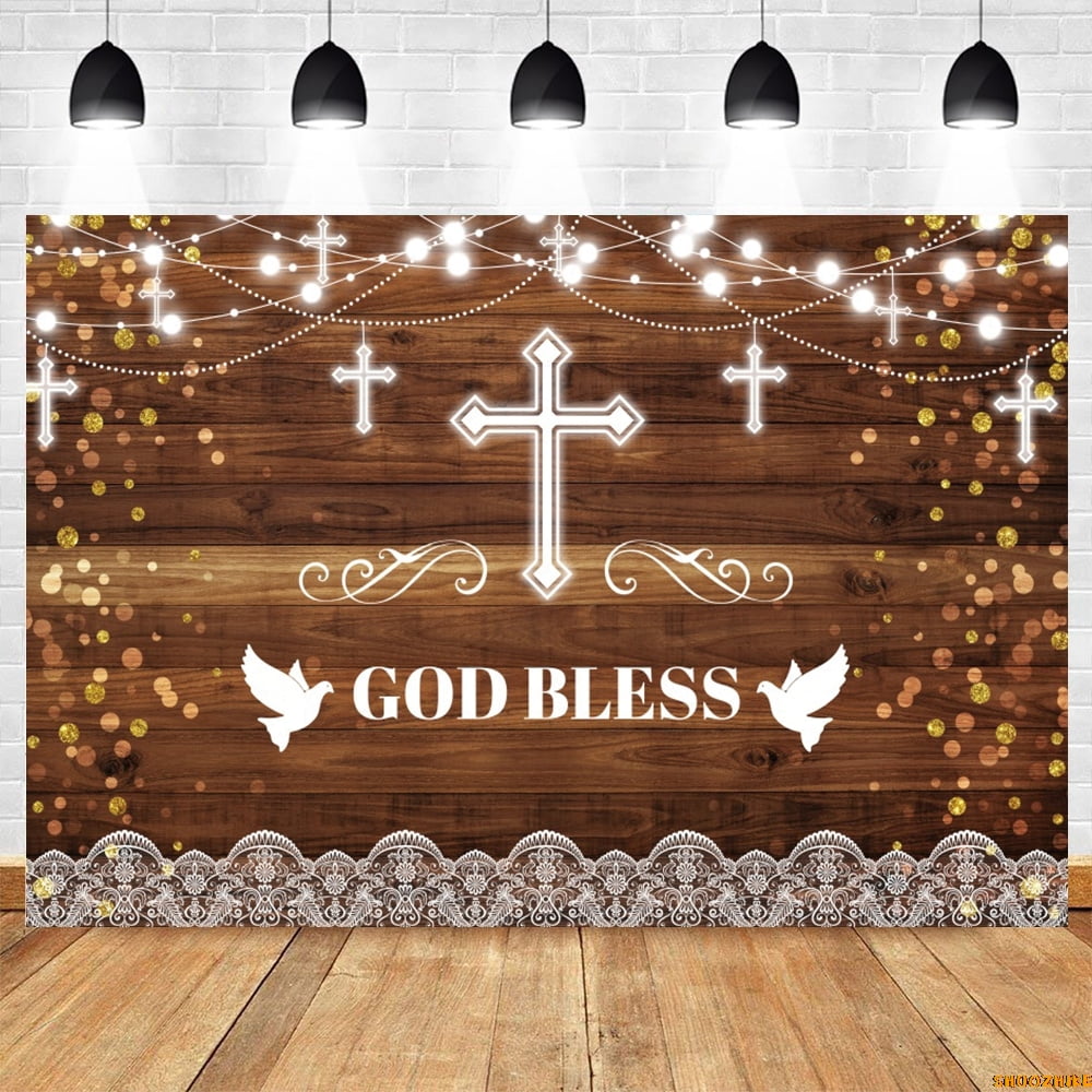 Glitter Wood Photography Backdrop Happy Birthaday Party Wedding Baby ...