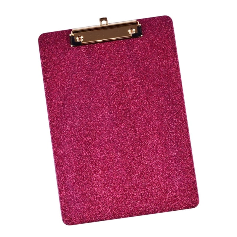 Glittering Acrylic Clipboard with Hanging Hook Document Organiser For ...