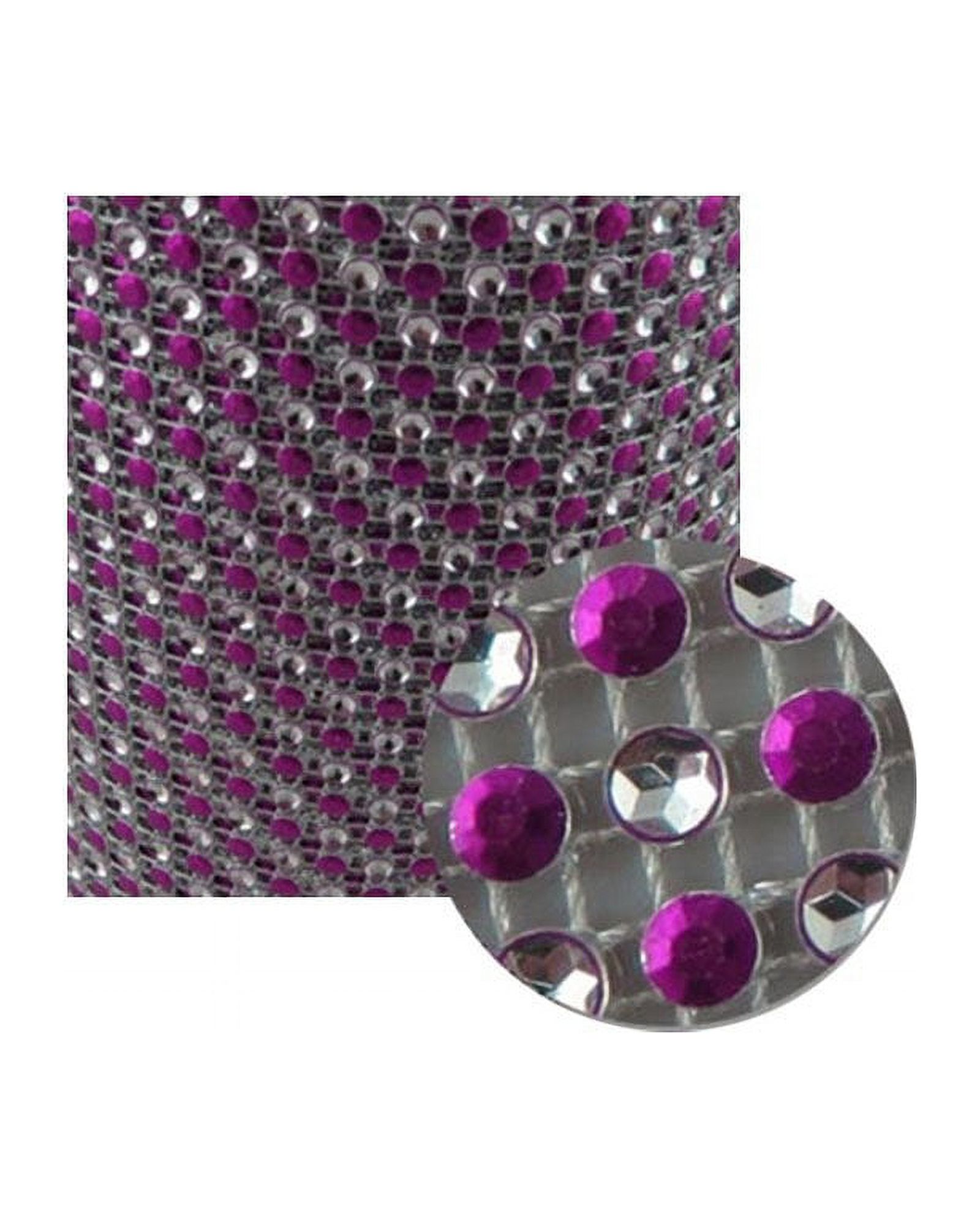 Glittering Faux Diamond Dazzling Faux Rhinestone Mesh Ribbon Wrap for ...