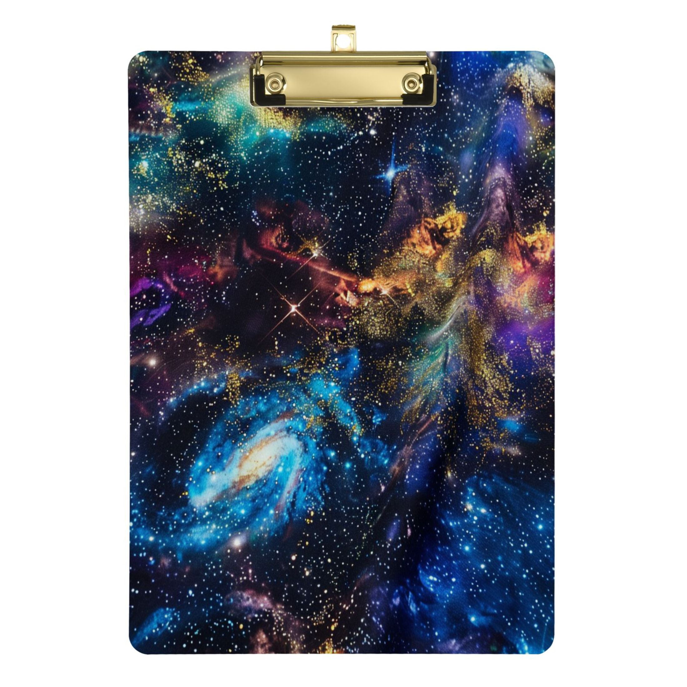 Glittering Galaxy Shiney Acrylic Clipboards A4 Standard Letter Size ...