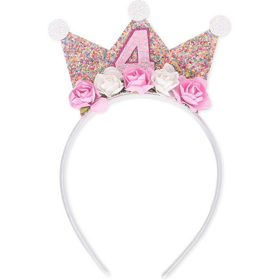 Glittering Head Bopper Birthday Headpiece Crown Headbands Sparkling ...