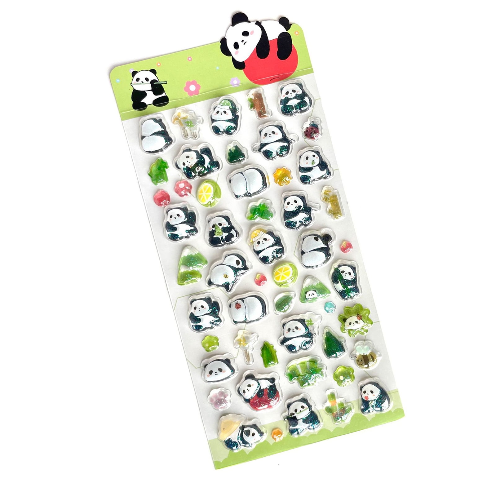 Glittering Reusable Stickers for Kids with Texture & Safe Adhesive ...
