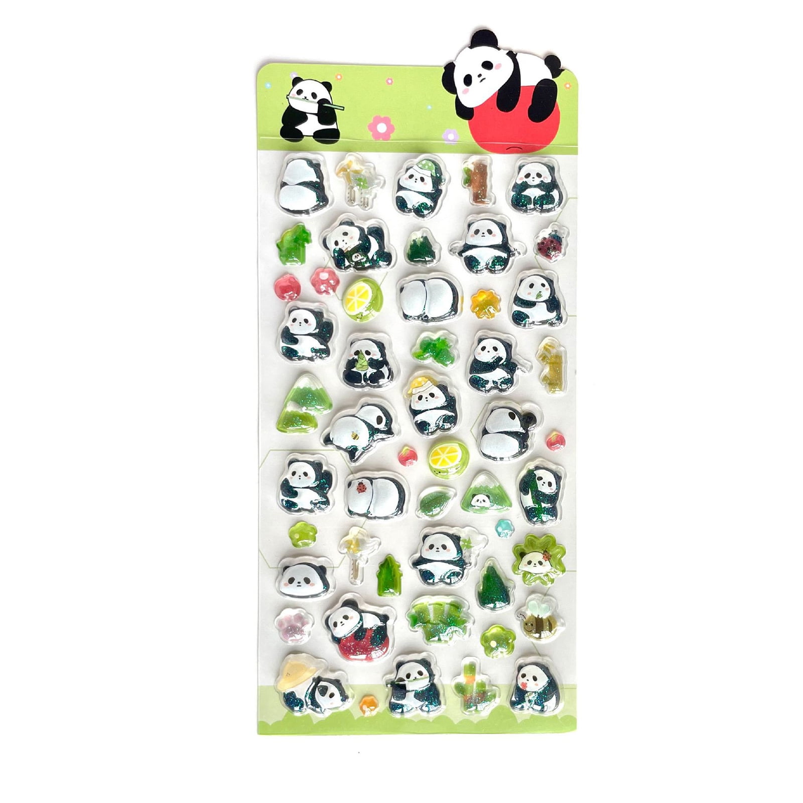 Glittering Reusable Stickers for Kids with Texture & Safe Adhesive ...