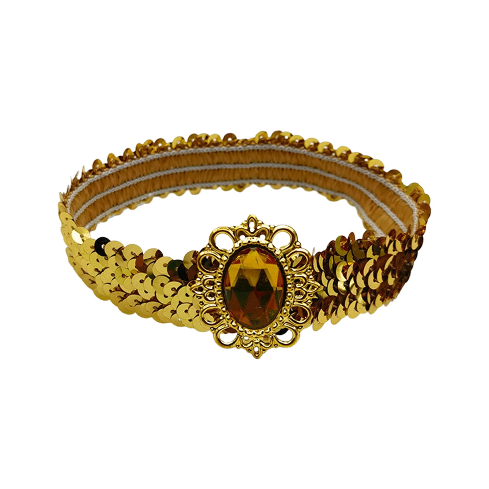 Glittering Sequins Headbands With Rhinestones Elastic Hair Bands ...