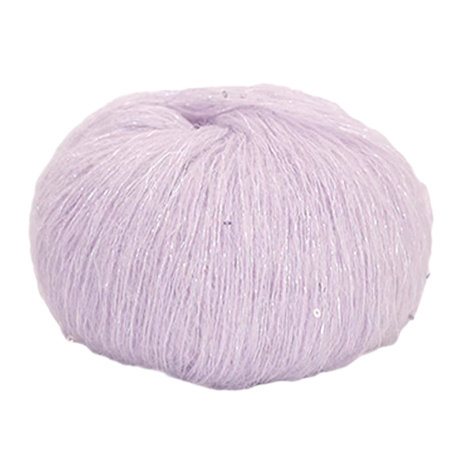 Glittering Sequins Yarn for Crocheting Knitting Mohair Yarn for Crafts ...